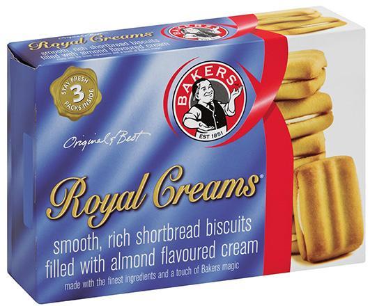BAKER ROYAL CREAMS SHORTBREAD BISCUITS 280G – Mabrouk & Sons